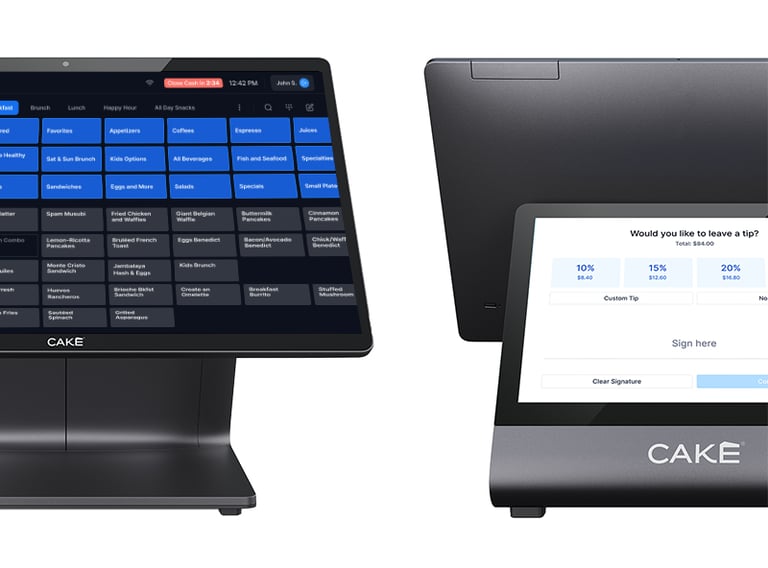 Full Service POS System for Restaurants | CAKECAKE's full service POS ...